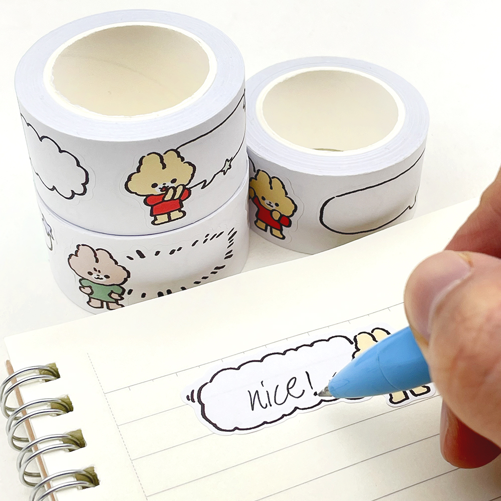 Wholesale Custom Printing Mojoji Kiss Cut Washi Tape Korea kawaii Style ...